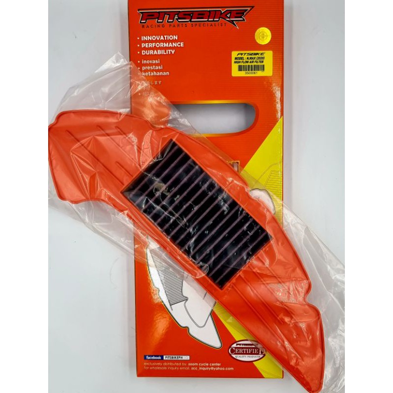 PITSBIKE HIGH FLOW AIR FILTER (nmax v1, aerox v1, click125/150 ...