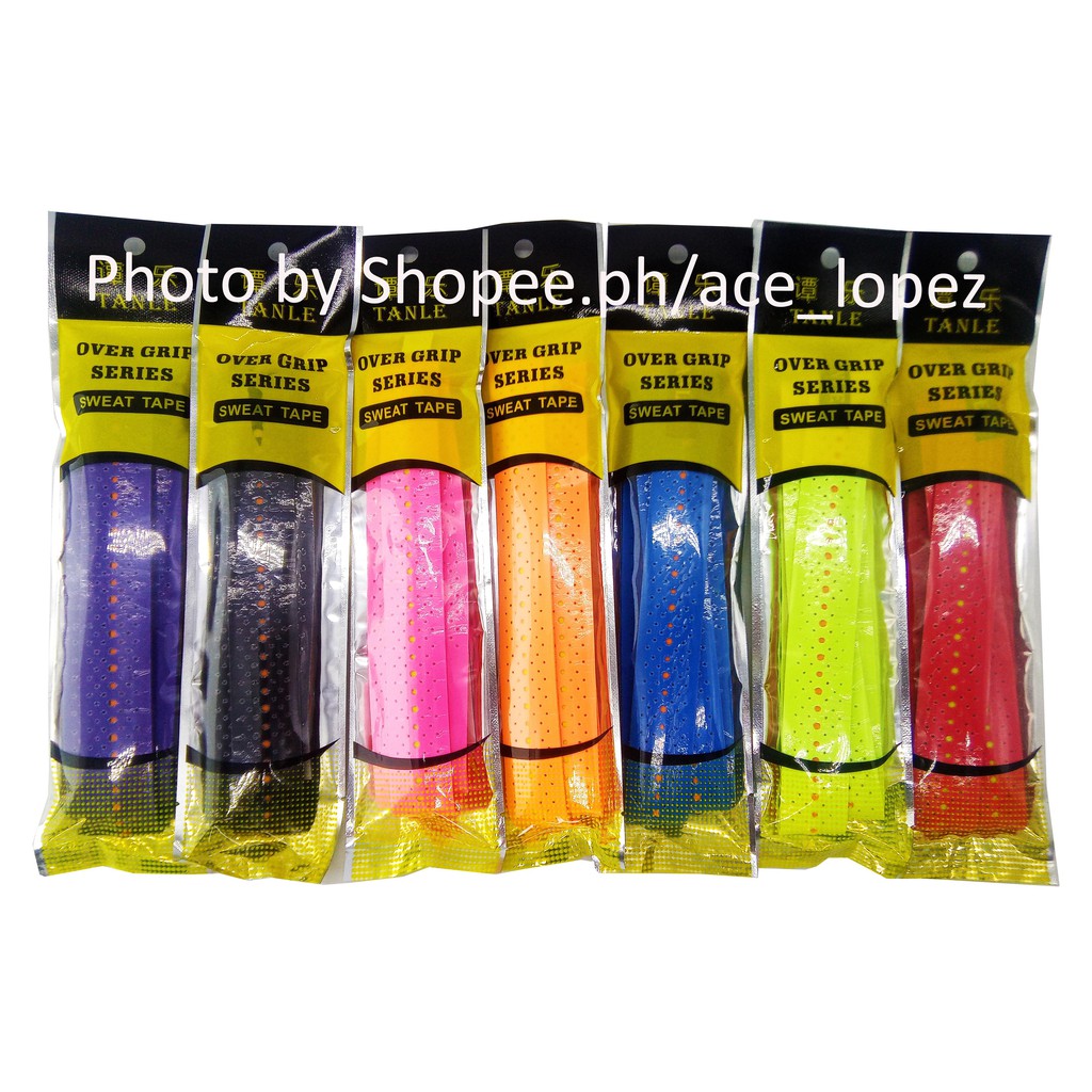 Grip Tape Rubber Overgrip Breathable with Holes Non-Slip for Rackets or ...