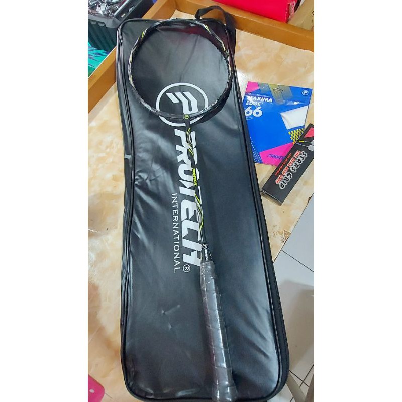 Badminton Racket (WAVE FRAME)PROTECH WAVE 7 INTERNATIONAL ORIGINAL ...