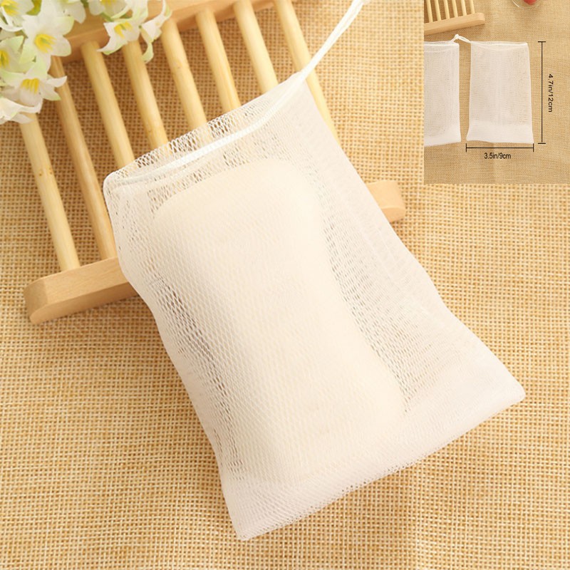Jingzuan 1 Pcs Soap Mesh Foaming Net Bubble Mesh Bag Skin Clean Tool