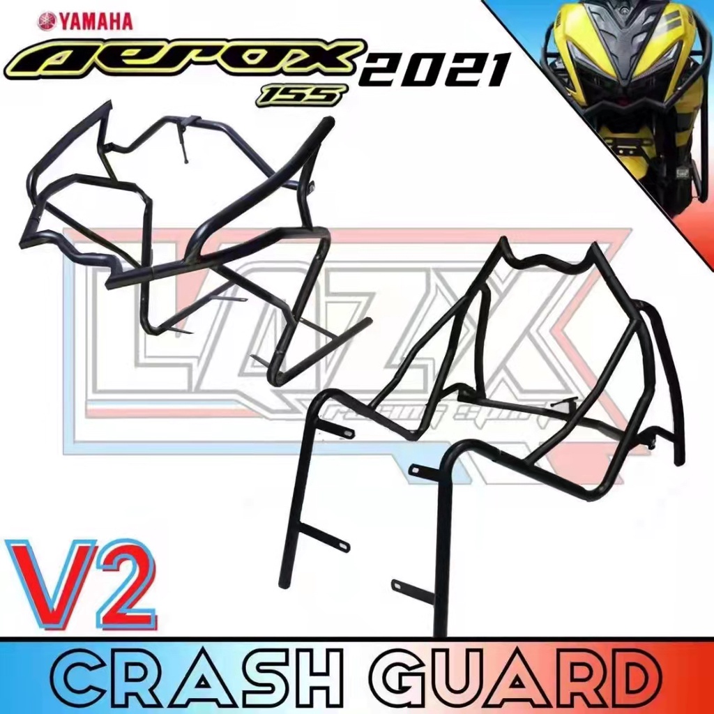 Motorcycle Crash Guard - Aerox 155 V2 ( 2021) | Shopee Philippines
