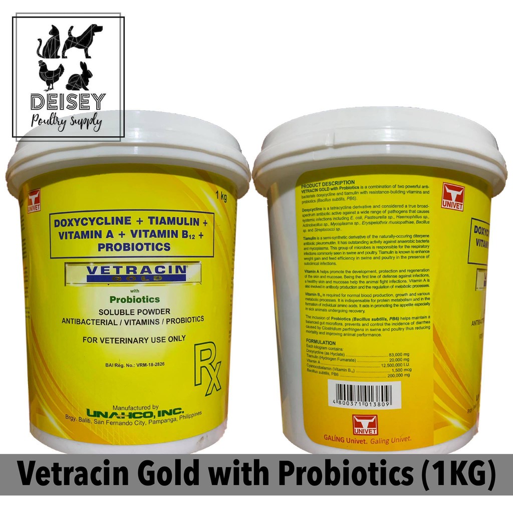 Vetracin Gold with Probiotics Powder (1 KG) | Shopee Philippines