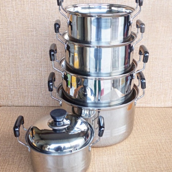 Kitchenware 5 pcs set American pot cooking kitchen tool stainless steel ...