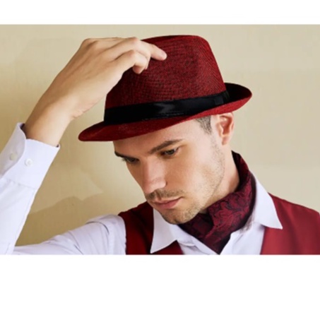 [Adults] Bruno Mars Europe Style Wedding Fedora Hat for Adults | Shopee ...