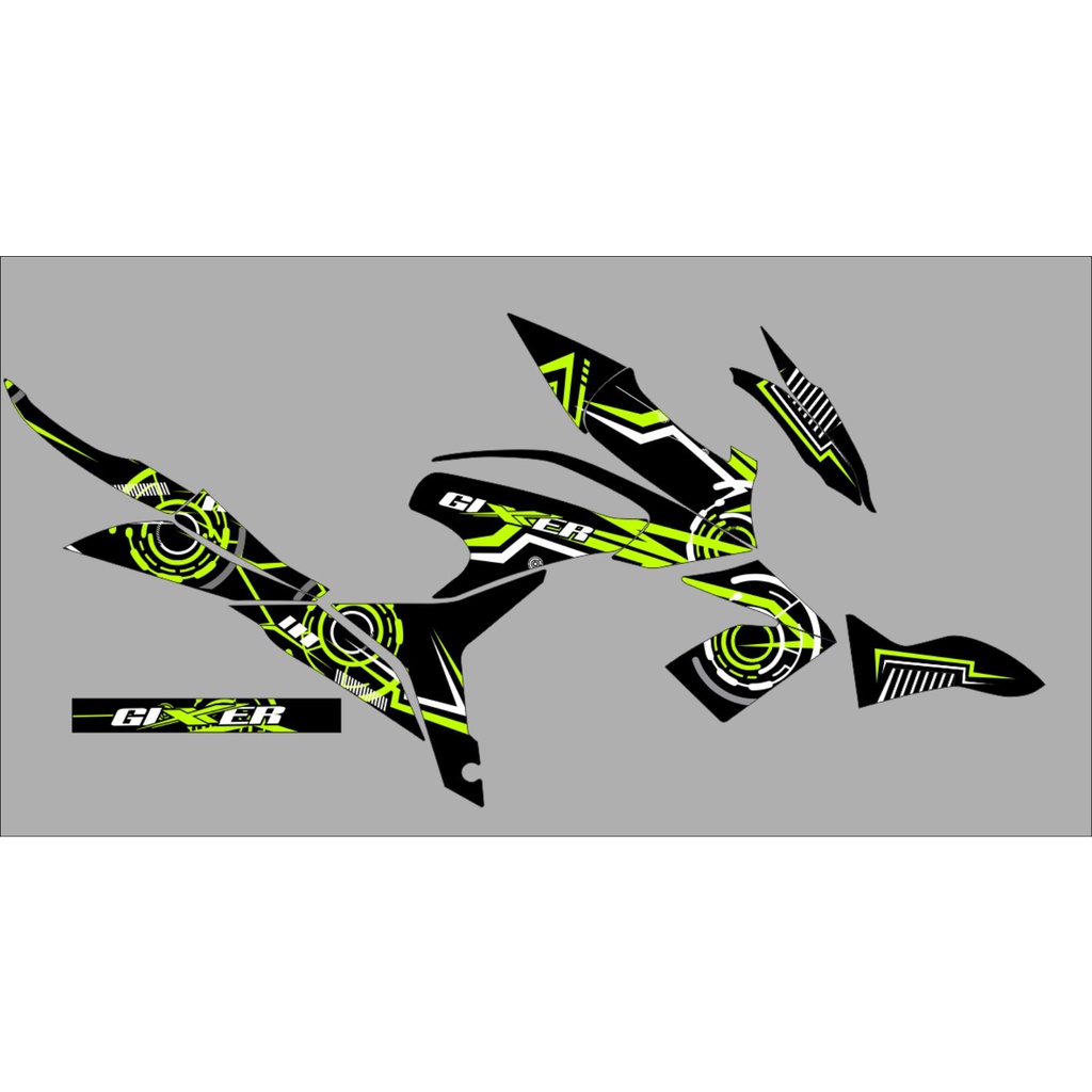 GIXXER 150 v1 Carb MOTORCYCLE Sticker Decals Laminated | Shopee Philippines