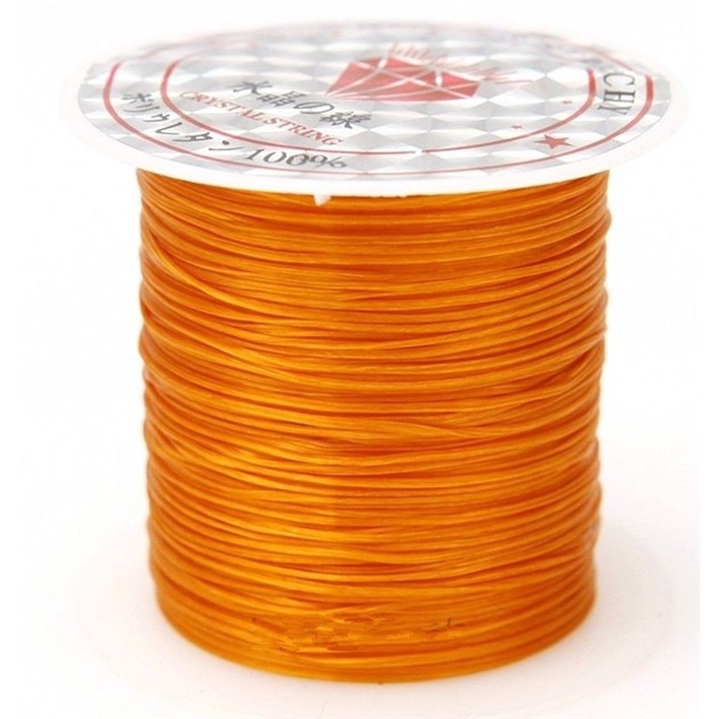 10m/roll 0.8mm Strong Elastic Crystal Beading Cord Rope String Line for ...