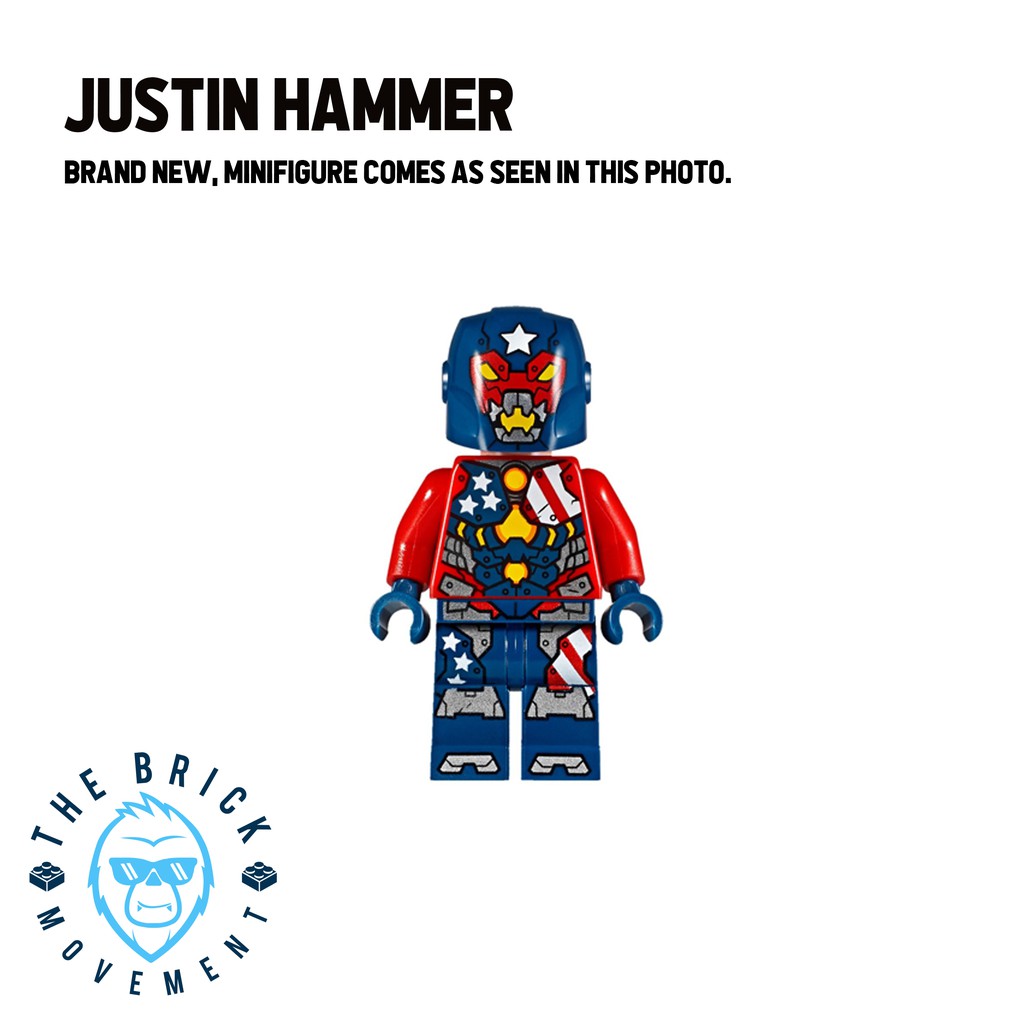 LEGO® MARVEL Justin Hammer Minifigure | Shopee Philippines