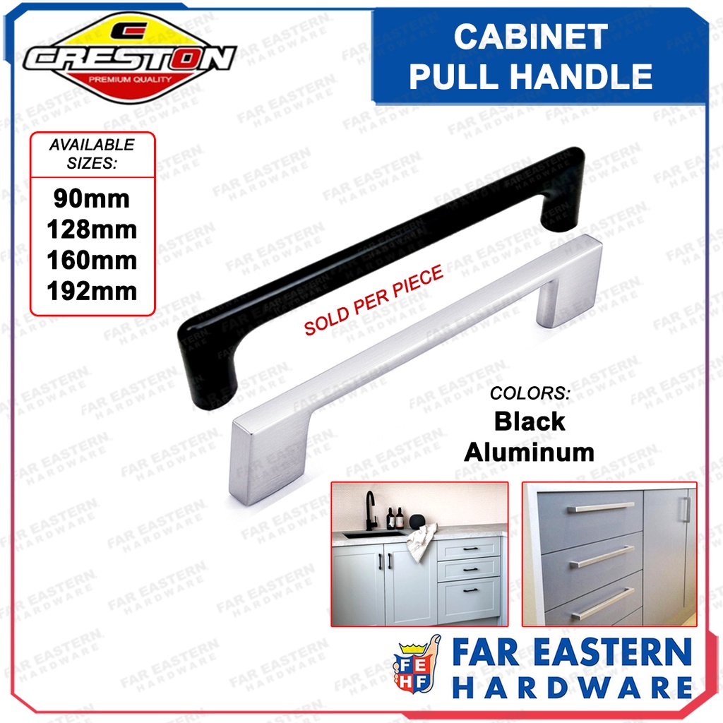 CRESTON Aluminum Drawer / Cabinet Pull Handle CRDH | Shopee Philippines