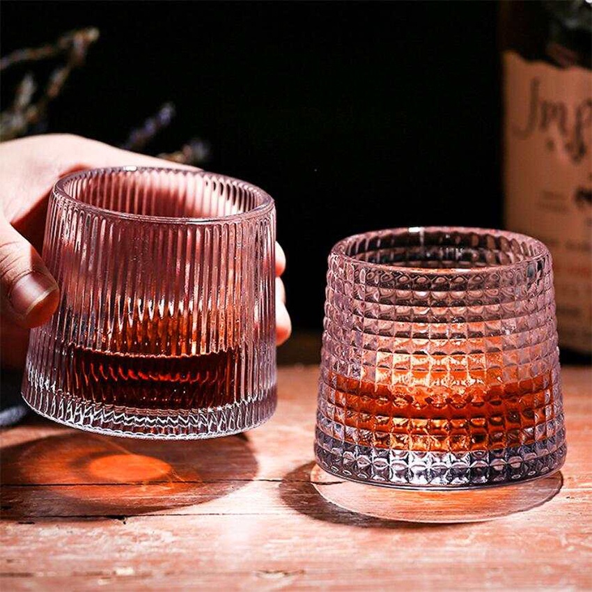 Rotating Crystal Wine Glass - HCS | Shopee Philippines