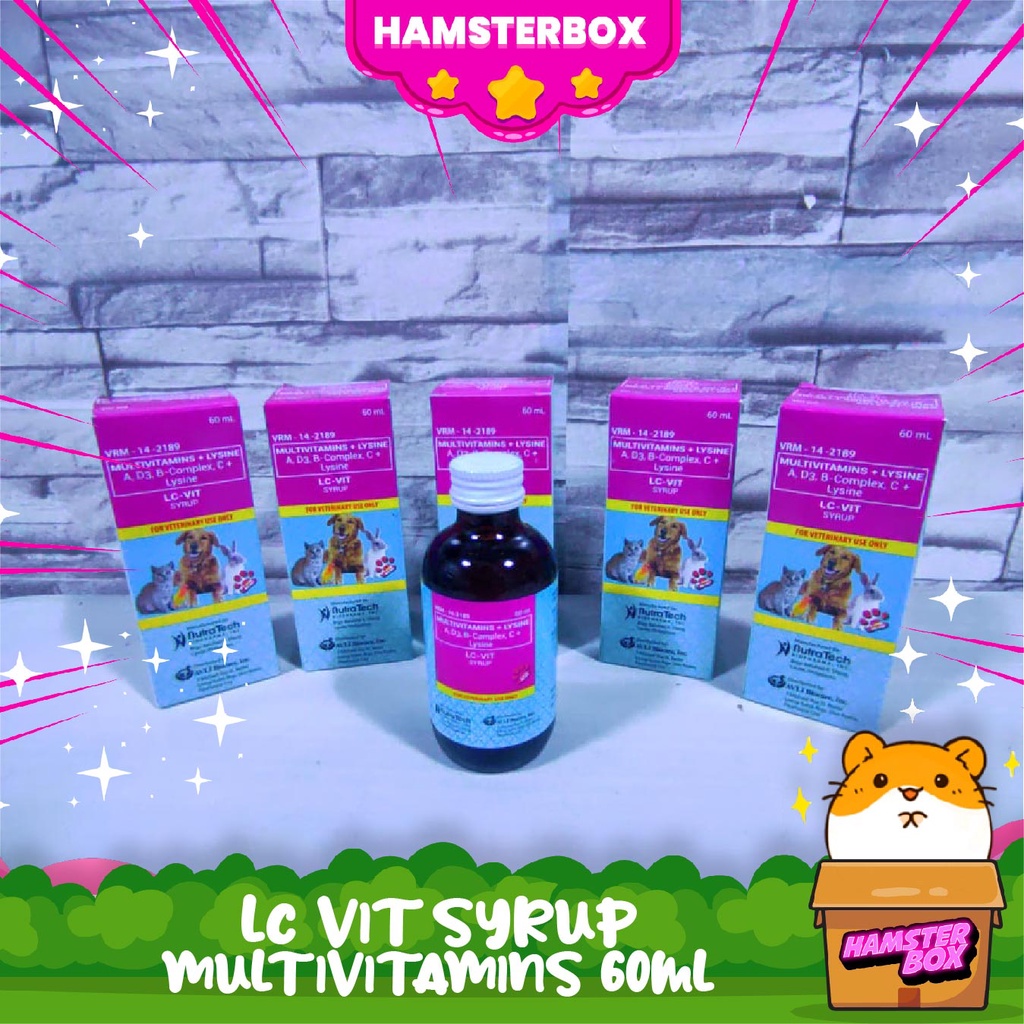 LC-VIT Multivitamins for our hamster syrup 60ml | Shopee Philippines