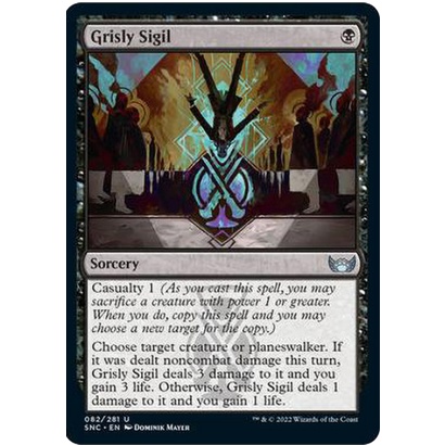 Magic the Gathering | Grisly Sigil | Shopee Philippines