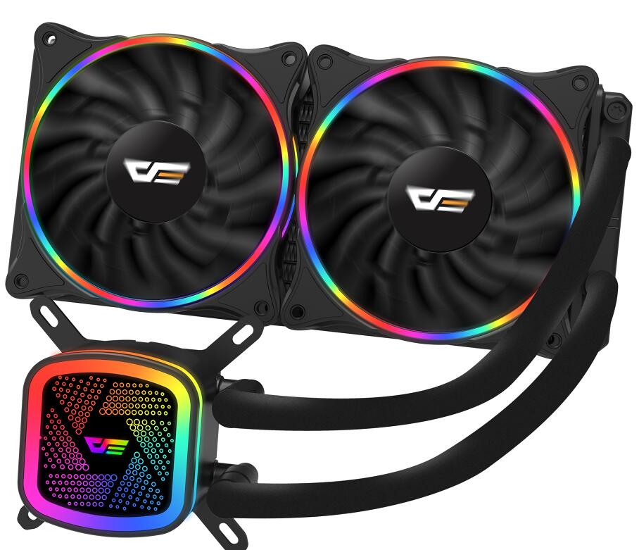 Darkflash ARGB water cooling CPU cooler 120 240 360 pc computer rgb fan ...