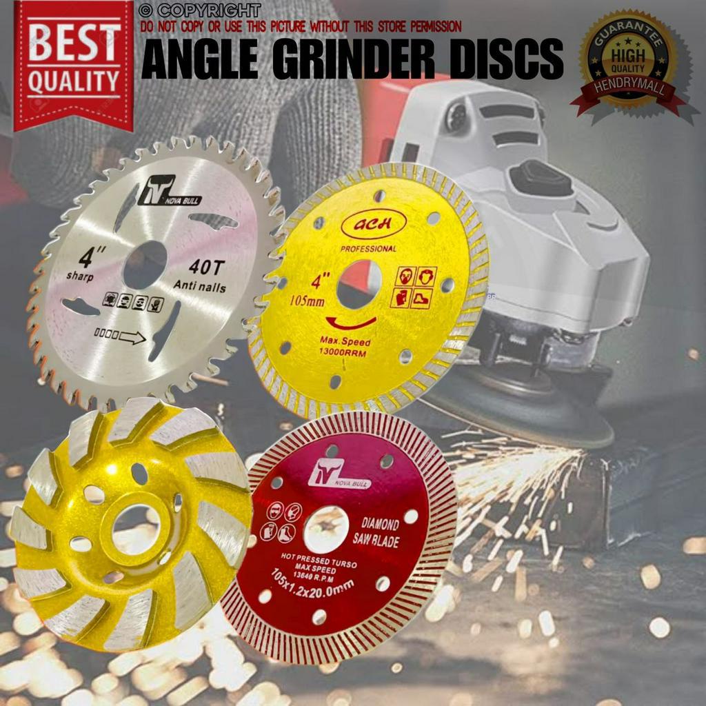 NDVA BULL 4”- 105MM DIAMOND WHEEL / DIAMOND SAW BLADE / DIAMOND WHEEL ...