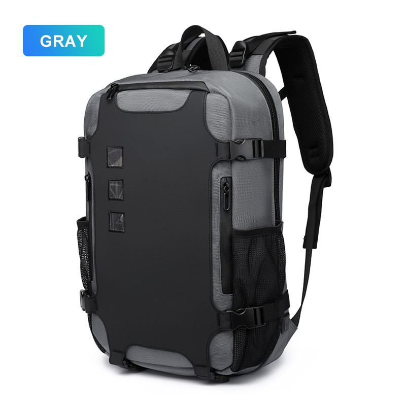 OZUKO Men Multifunction USB Charging Laptop Backpack Waterproof Travel ...