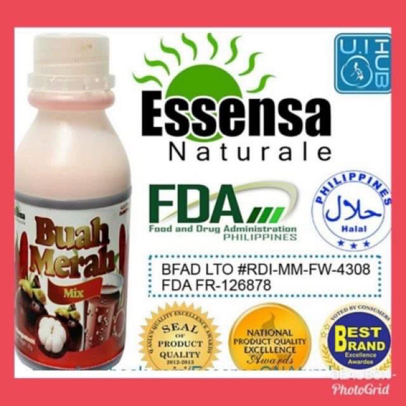 BUAH MERAH MIX Essensa Naturale Original Powder Juice Drink Sante ...