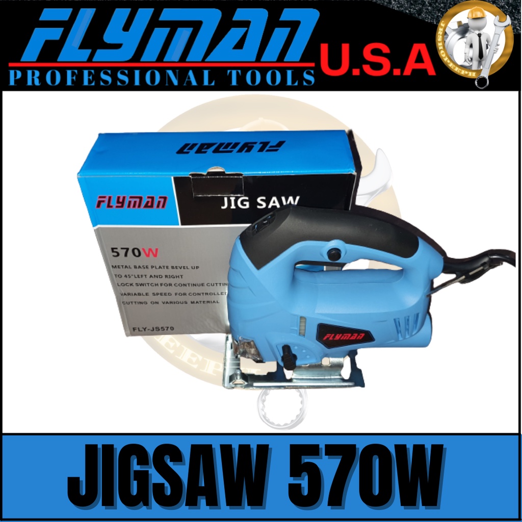 Flyman Tools Flyman 570Watts Heavy Duty Jigsaw For Woodworks Carpenters ...