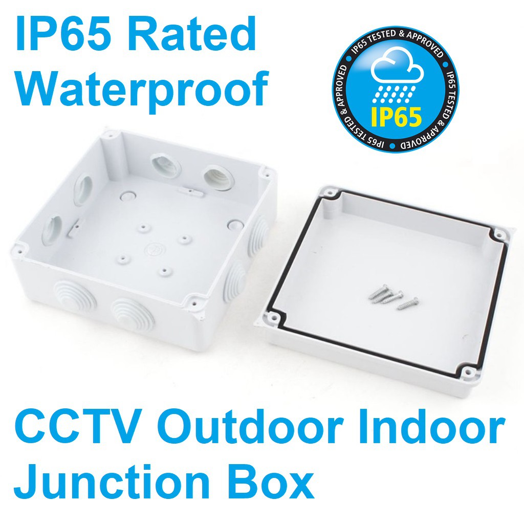 CCTV Outdoor Junction Box IP65 Weather Water Proof with Rubber Gasket ...
