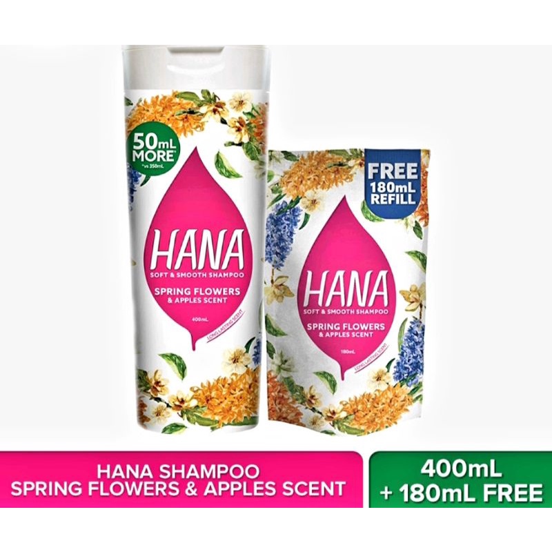 𝐇𝐀𝐍𝐀 𝐒𝐇𝐀𝐌𝐏𝐎𝐎 𝚂𝙿𝚁𝙸𝙽𝙶 𝙵𝙻𝙾𝚆𝙴𝚁𝚂 & 𝙰𝙿𝙿𝙻𝙴 𝚂𝙲𝙴𝙽𝚃 | 400ml+ 𝙁𝙍𝙀𝙀 180ml Refill ...