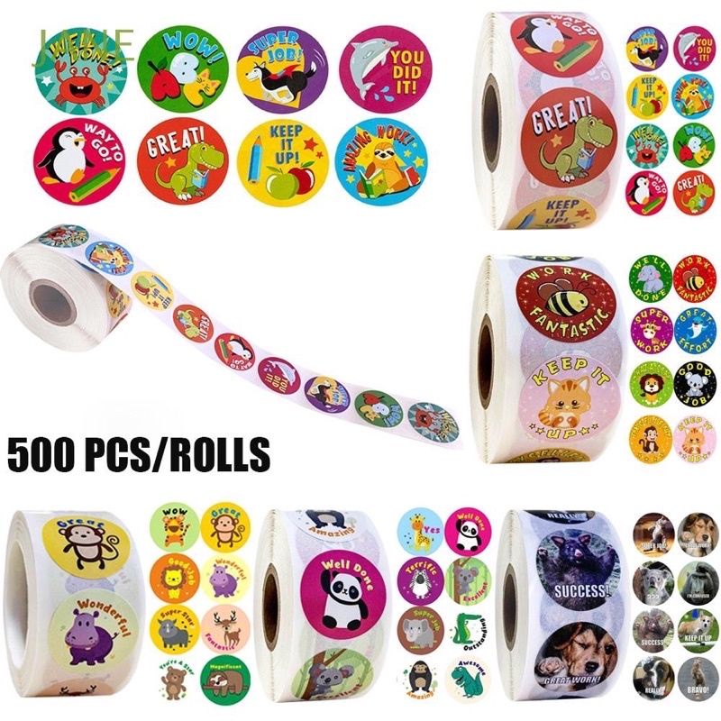 Student reward stickers 500 images/roll - Decorative Stickers (More ...
