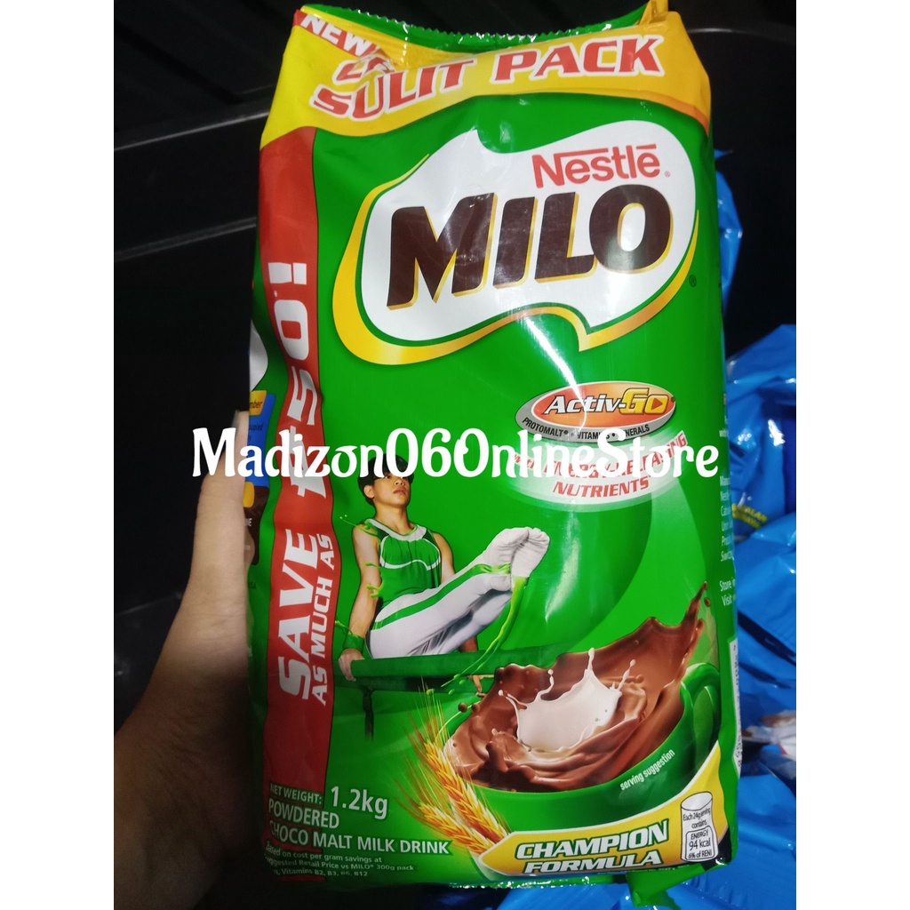 Milo Powdered Choco Malt Milk Drink 1.2kg | Shopee Philippines