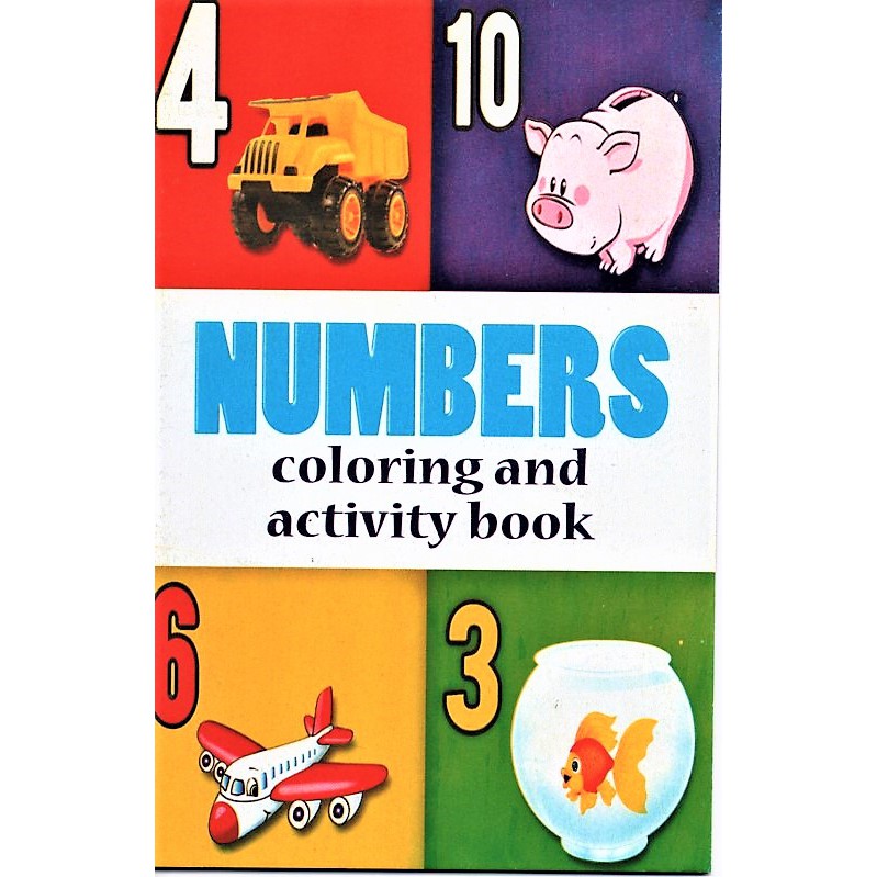 Numbers Coloring And Activity Book - Also Avaialble in Shopee Abakada ...