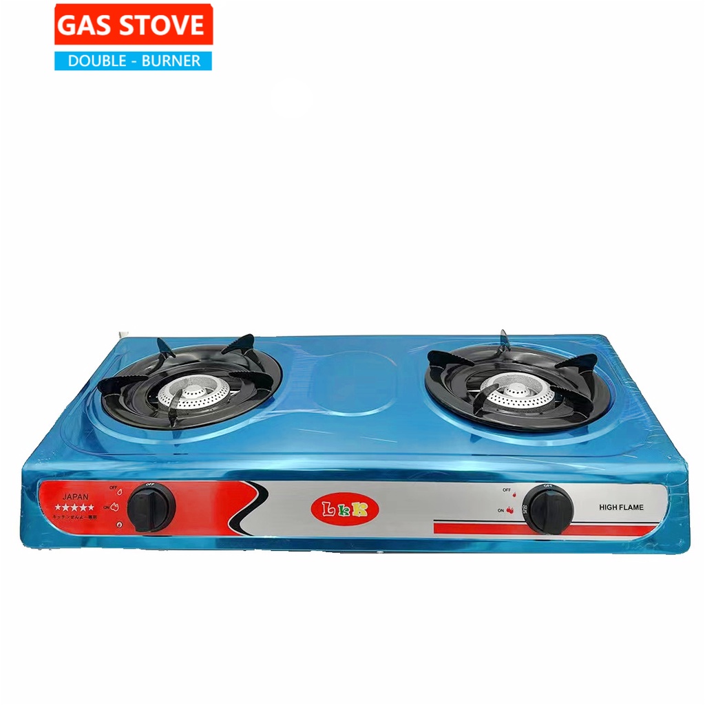 Shangyong.ph Heavy Duty Double Burner Gas Stove Stainless Body | Shopee ...