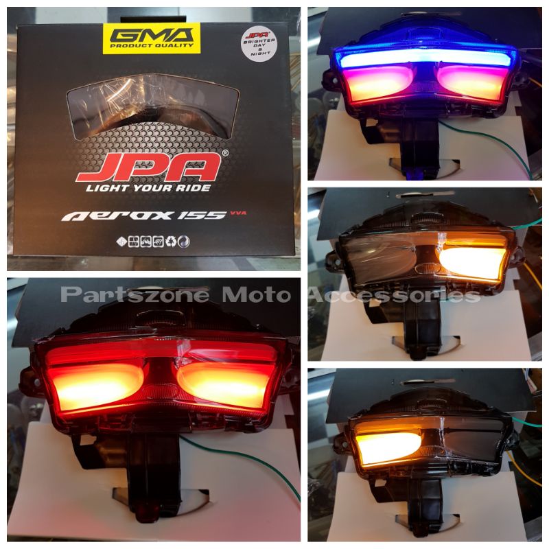 JPA LED TAIL LIGHT (RED) W/ LINER (RED) & SIGNAL LIGHT (AMBER YELLOW ...
