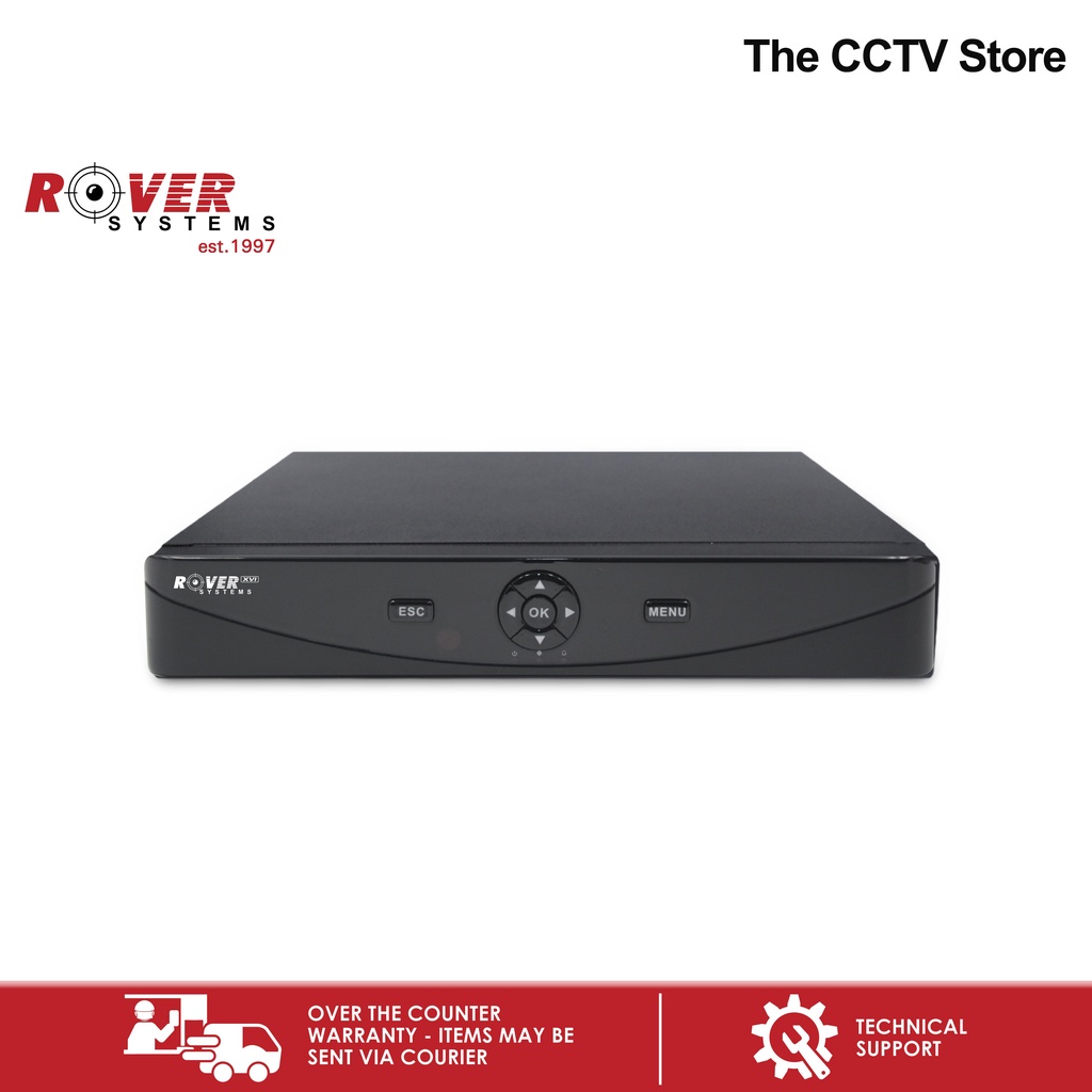 Rover Systems 16CH 5MP-N XVI DVR 1 SATA Non-Real Time High Definition ...