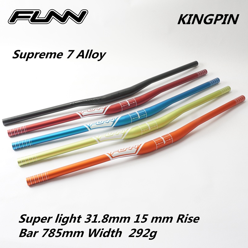 FUNN KINGPIN HANDLEBAR Supreme 7 Alloy Tripple Butted MTB Mountain Bike ...