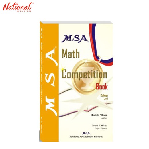Msa Math Competition Bk Colg L National Book Store | Shopee Philippines