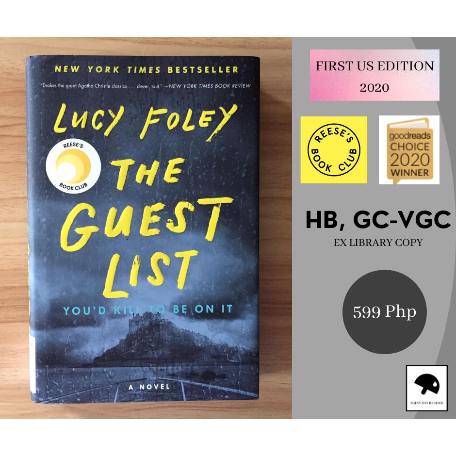 The Guest List by Lucy Foley (HIGHLY RATED,AWARD WINNING, HARDCOVER ...