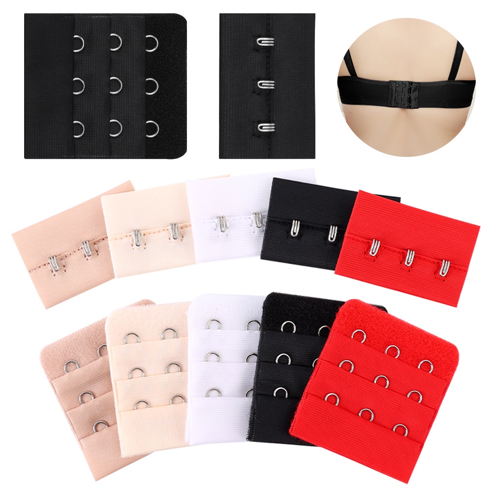 3 Rows 3 Buckles High Quality Elastic Bra Extender / Adjustable Bra ...