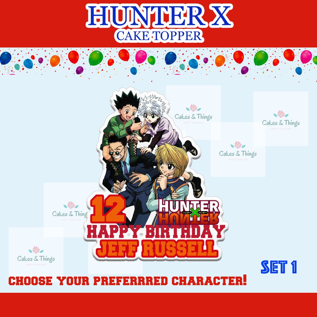 Hunter X Killua Zoldyck Cake Topper Party Decoration | Shopee Philippines