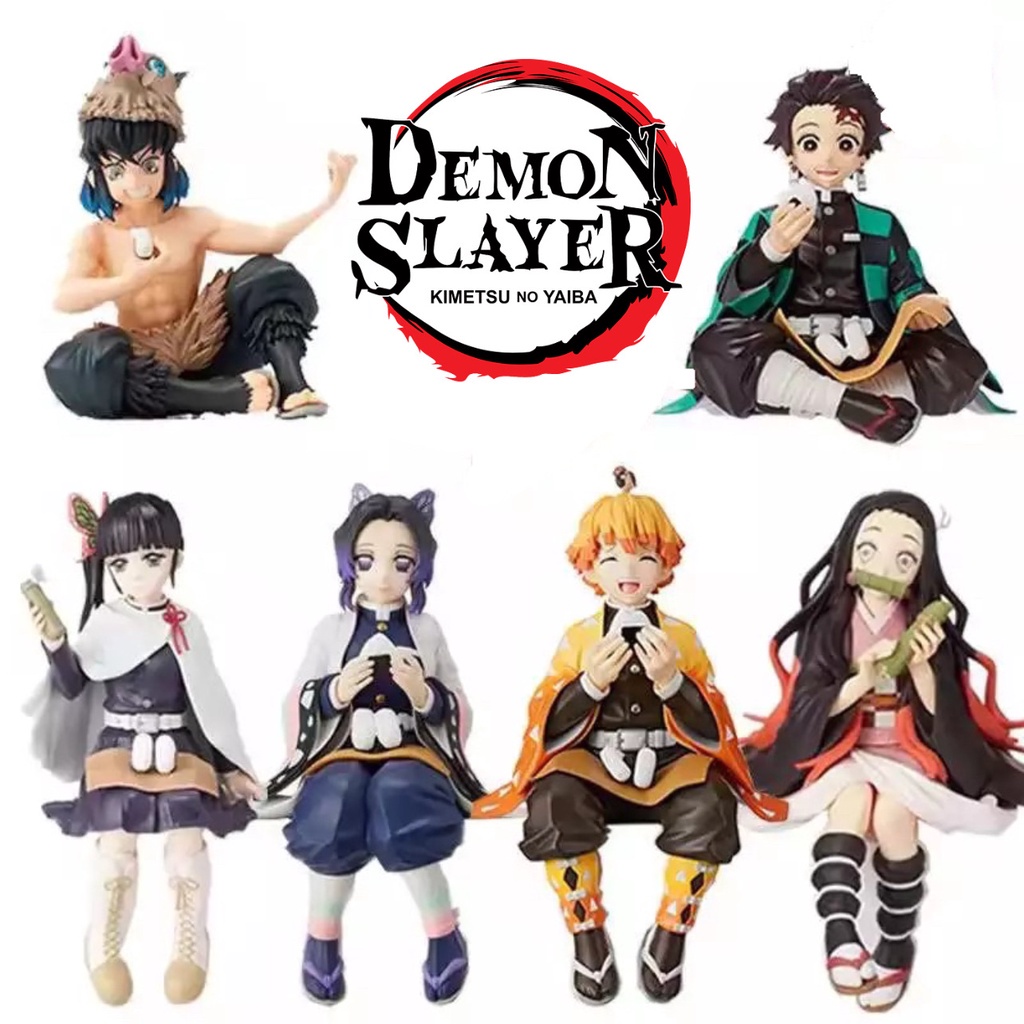 New Anime Demon Slayer Sit Version Figure Kamado Tanjirou Agatsuma ...