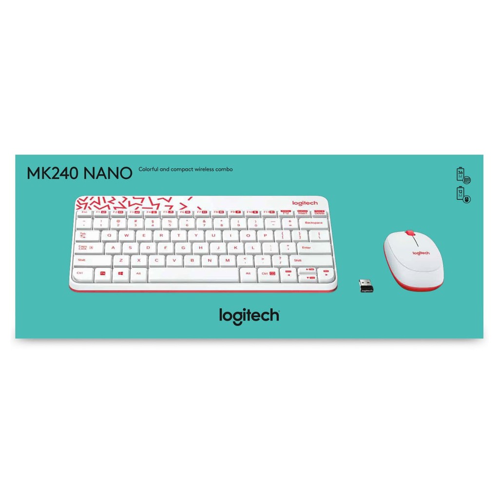 Logitech Mk240 Nano Wireless Combo Keyboard | Logitech Official ...