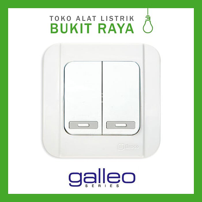 G162 Broco Galleo Double Switch / Series Switch | Shopee Philippines