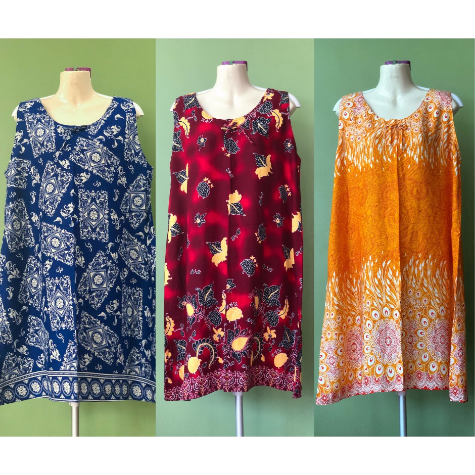 Daster Pambahay Dress LARGE Size (Baroque 3-Tailfeathers-Warp) | Shopee ...