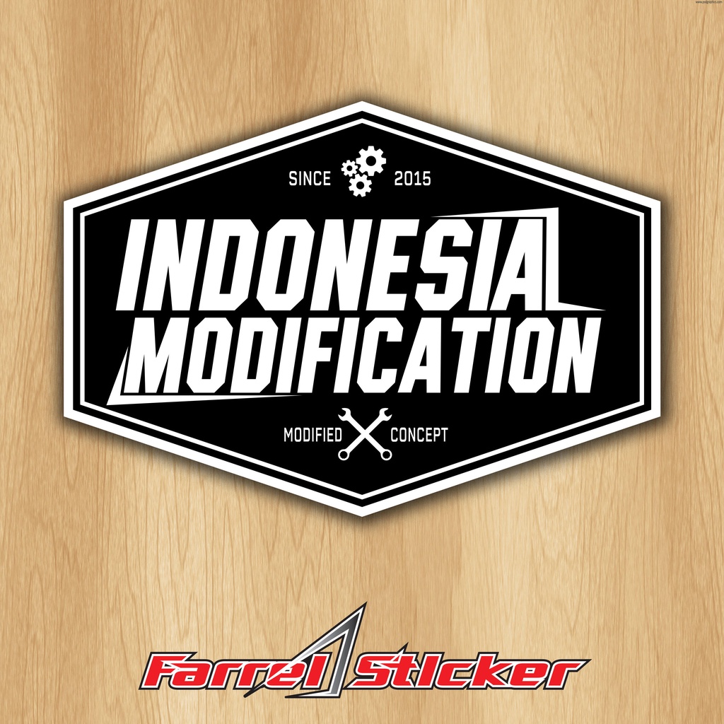 Sticker MODIFICATION STICKER INDONESIA MODIFICATION | Shopee Philippines
