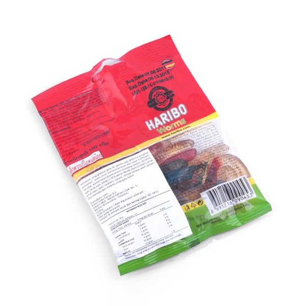 HARBO Worms Jelly Candy 80gr Various Fruit Flavors | Shopee Philippines