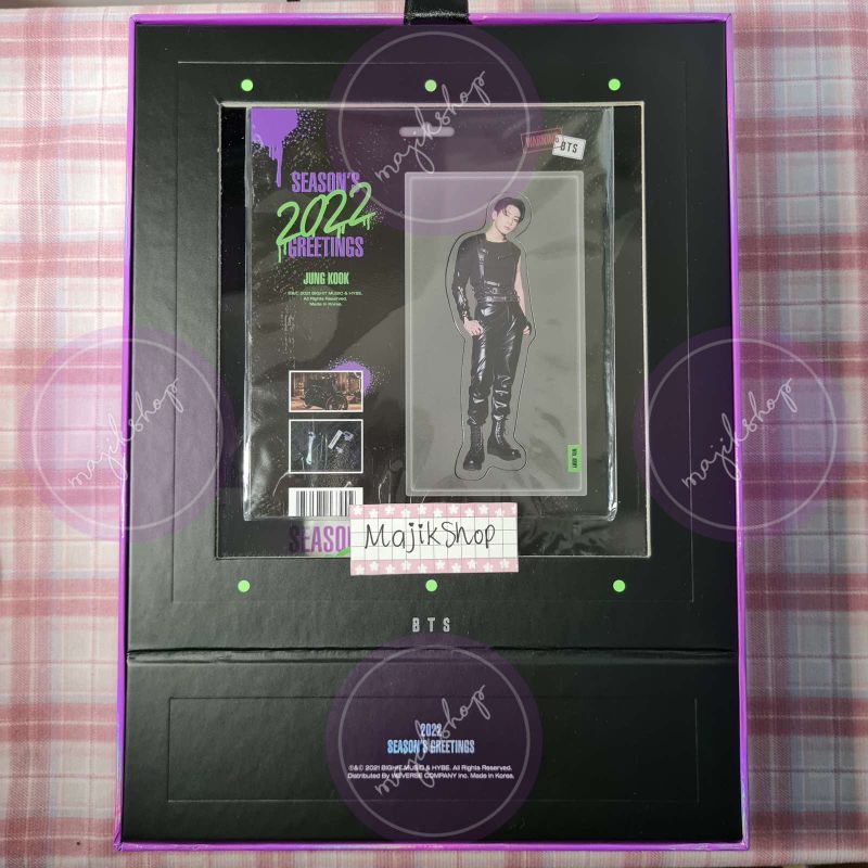 BTS Seasons Greetings 2022 - Outbox Set (with Jungkook Paper Magnet ...