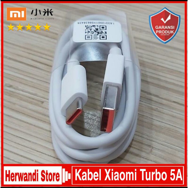 Original Xiaomi POCO X3 X3 NFC Turbo Charge 5A 33W Data Cable 100% Type ...