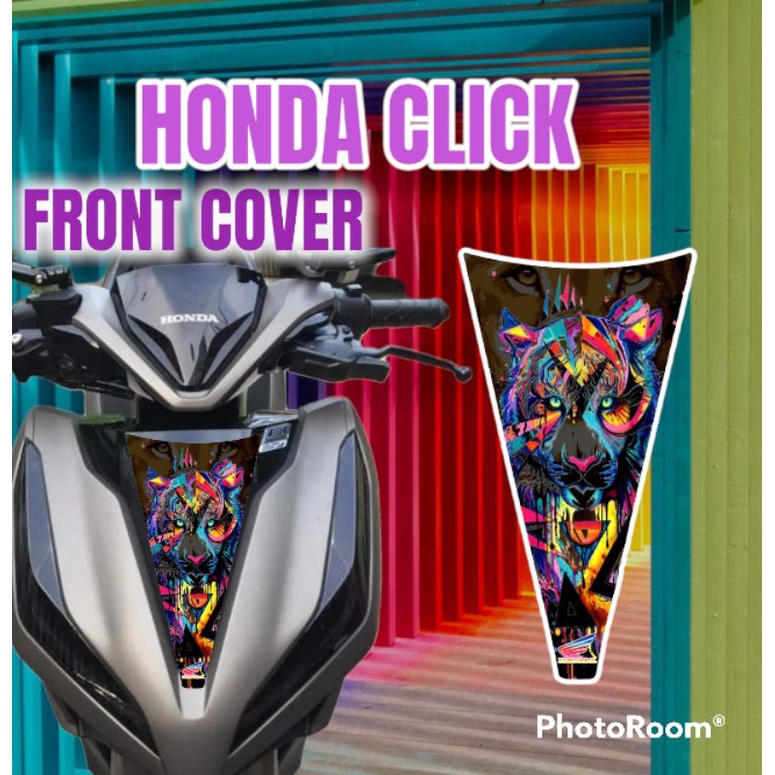 HONDA CLICK FRONT STICKER/HONDA CLICK V2/V3 FRONT COVER/FRONT DECALS ...