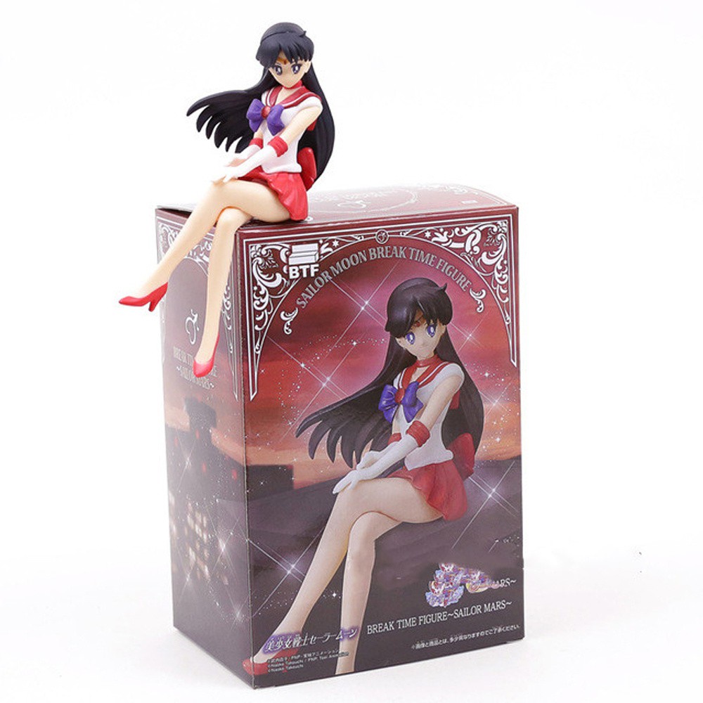 Lombard Cartoon Sailor Moon Pvc Figurine Sailor Mercury Action Figure