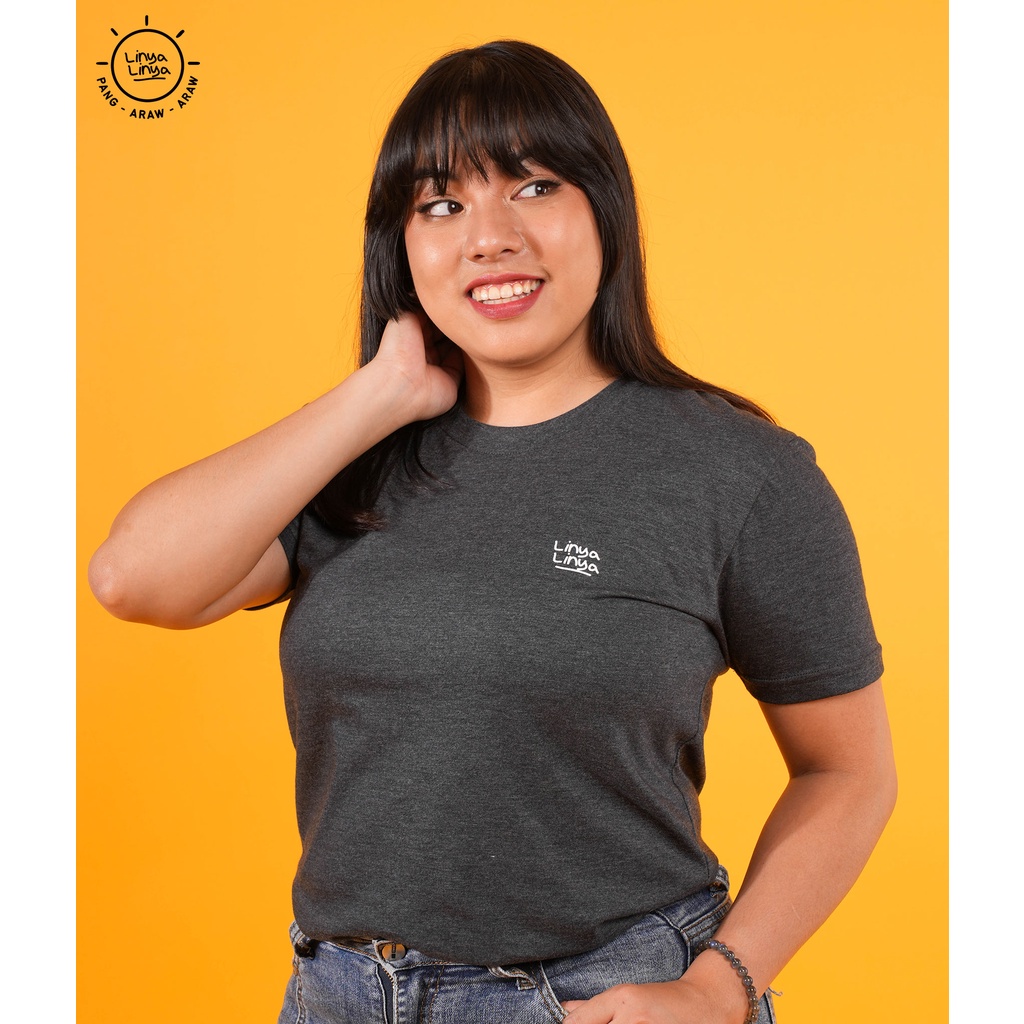 Linya-Linya Basic Tee: Pang-Araw-Araw Logo Tee (Acid-Black) | Shopee ...