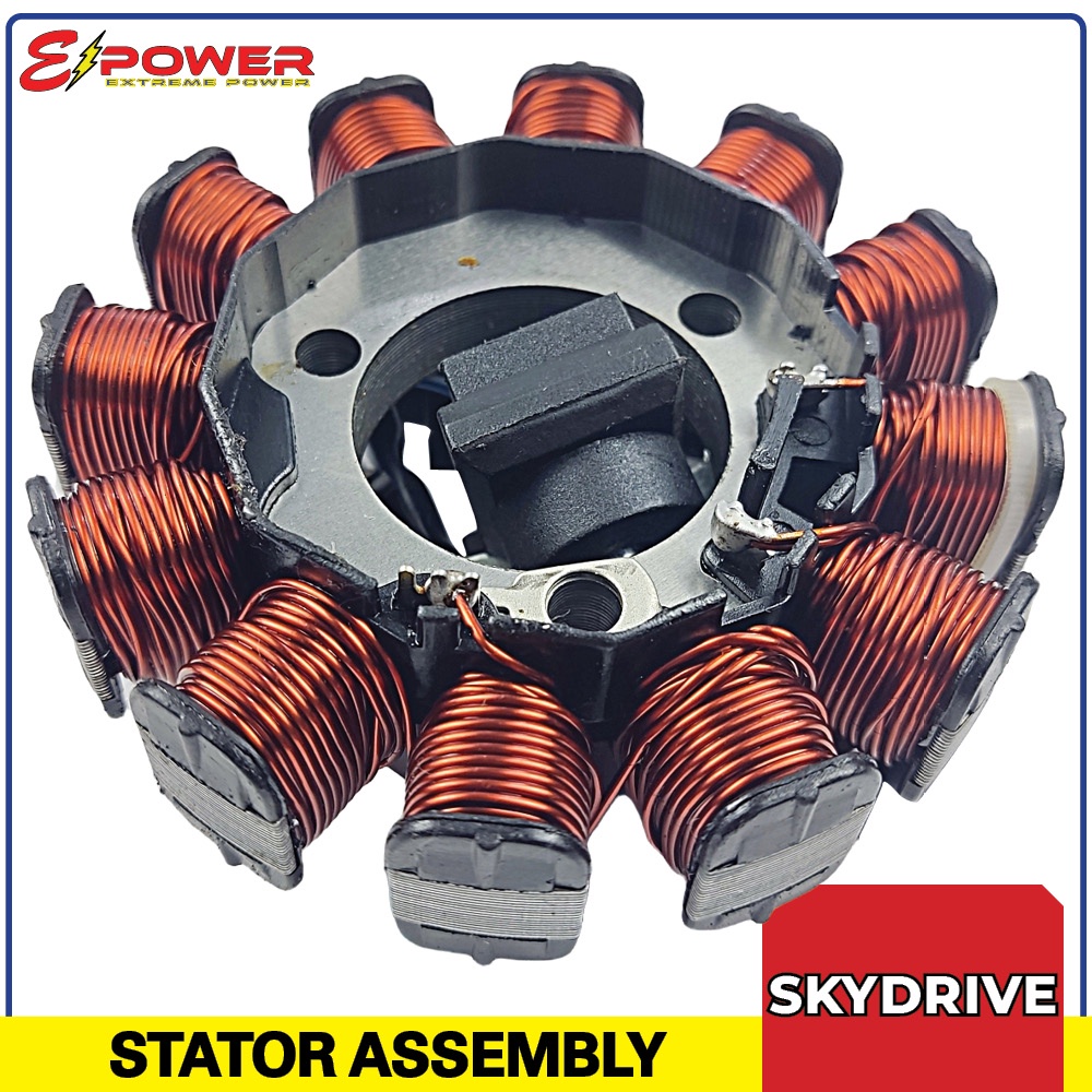 E-Power Magneto Stator Coil Assembly for Suzuki Skydrive | Shopee ...
