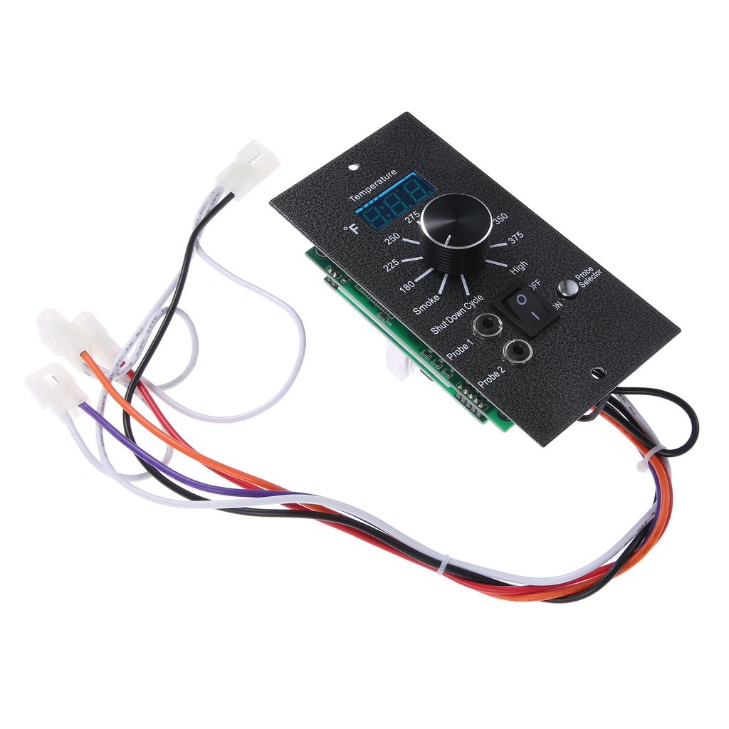Thermostat Digital Control LED Board with Meat Probe Holes Smoke ...