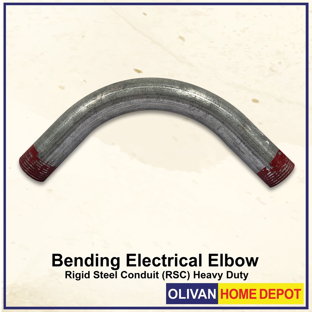 Rigid Steel Conduit(RSC) Elbow 1/2, 3/4, 1, 1-1/4 inches | Shopee ...