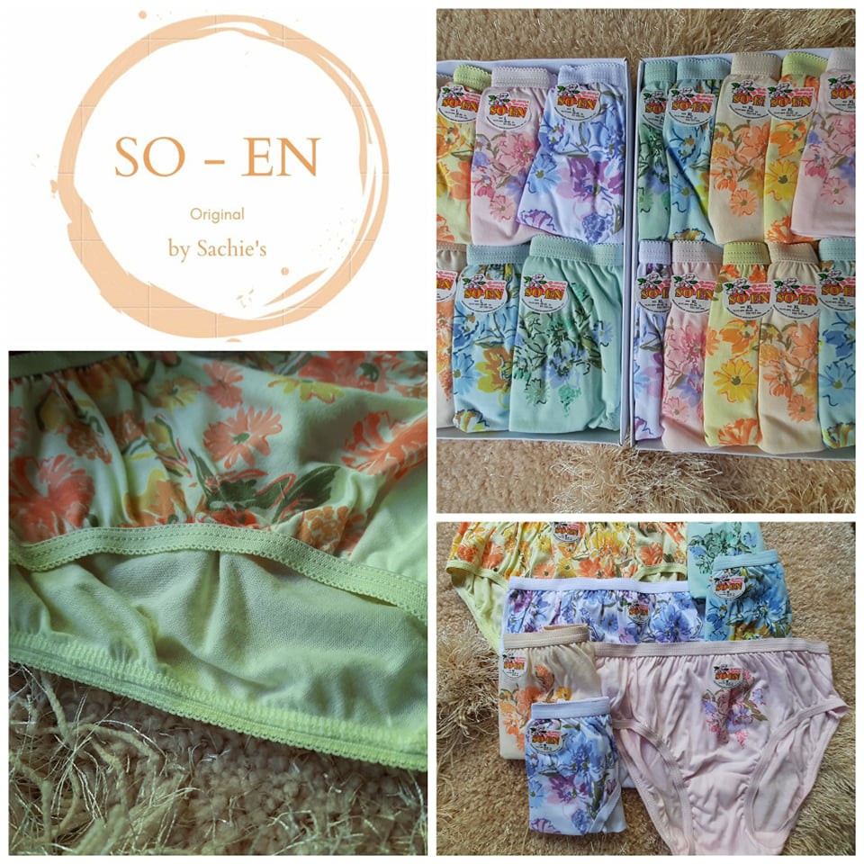 BCO Original SOEN Panty (Garterized Outside Designs) | Shopee Philippines