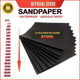 (ready stock) Waterproof Abrasive Sandpaper premium quality original ...