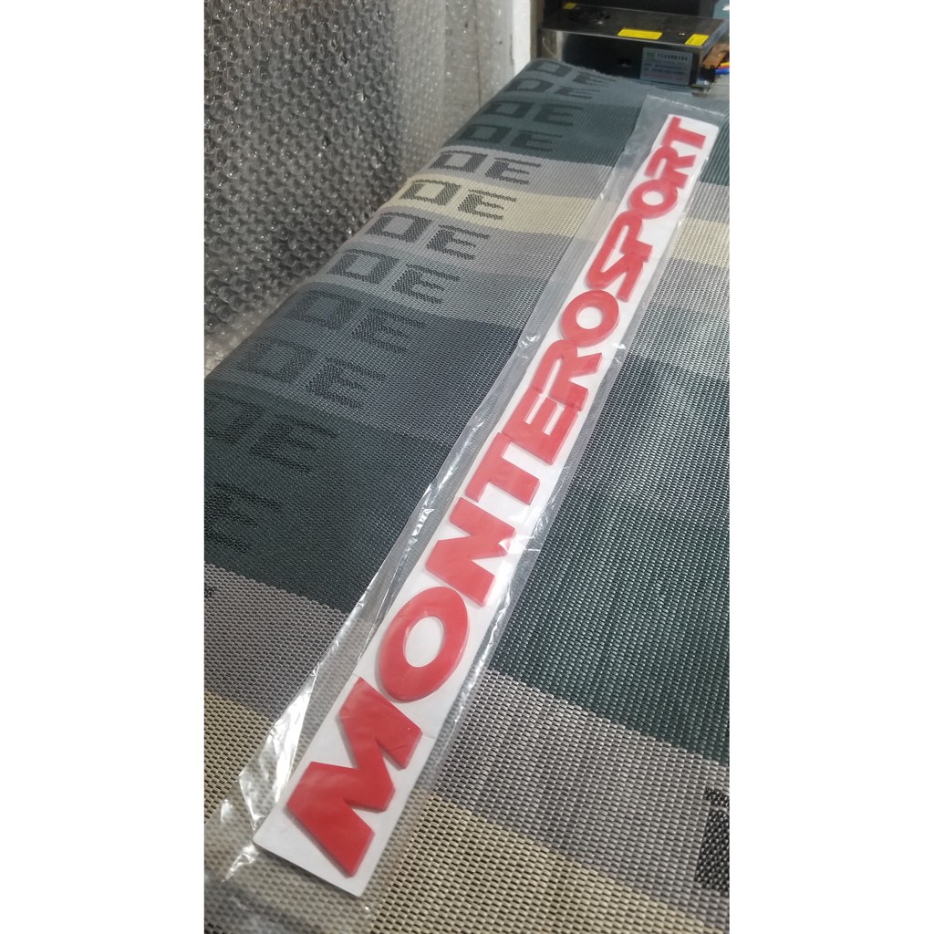 Mitsubishi Montero Sport Hood Decal emblem stick on | Shopee Philippines